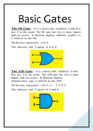 Physics Investigatory project Class 12 Logic Gates | DOCX