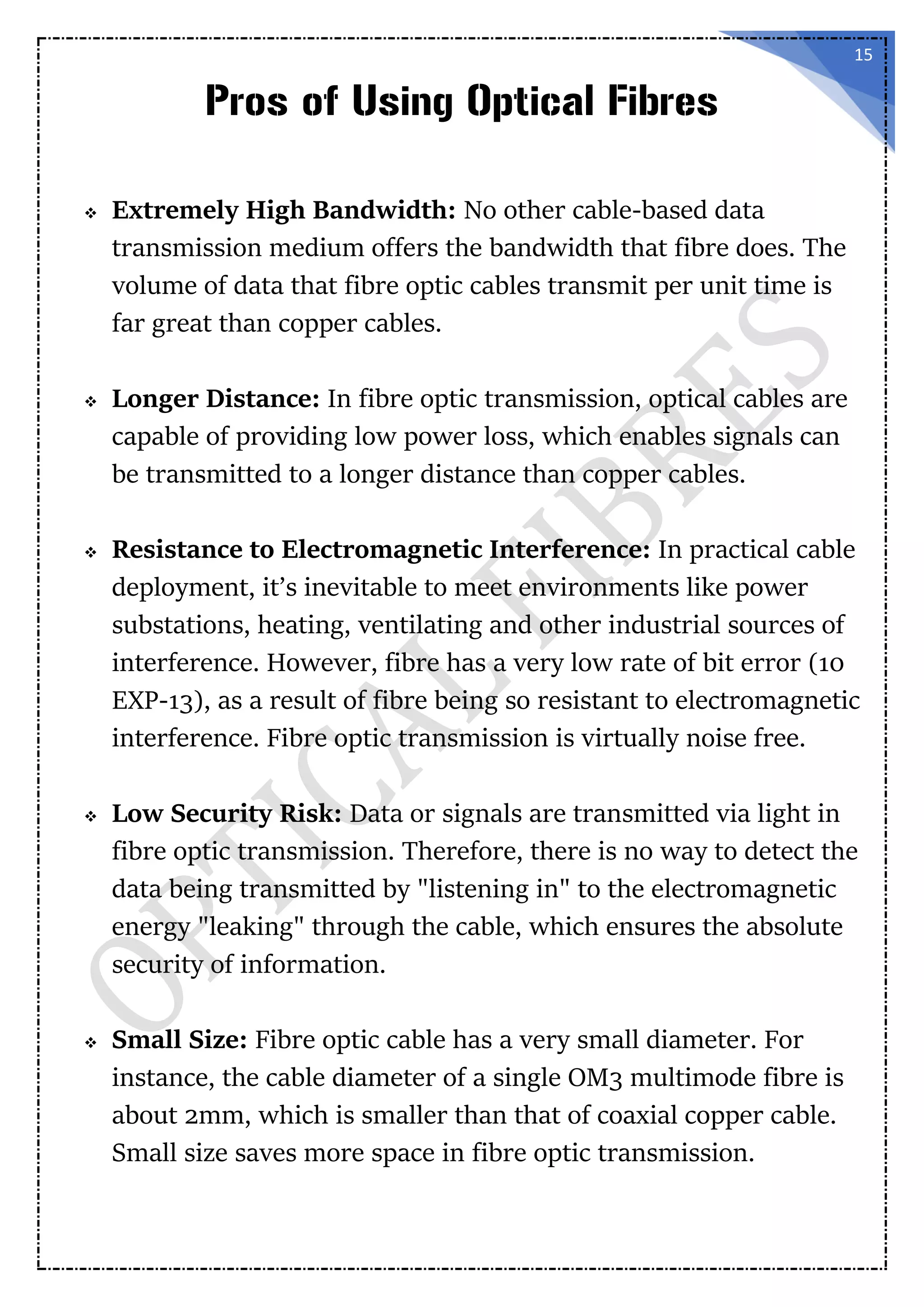 "OPTICAL FIBRES" -Physics Investigatory Project (Class XII) | PDF