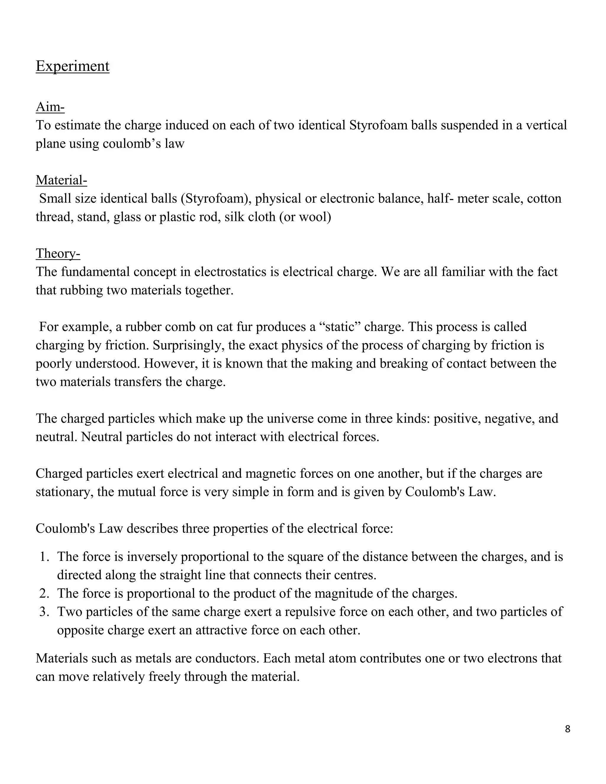 Physics project | PDF