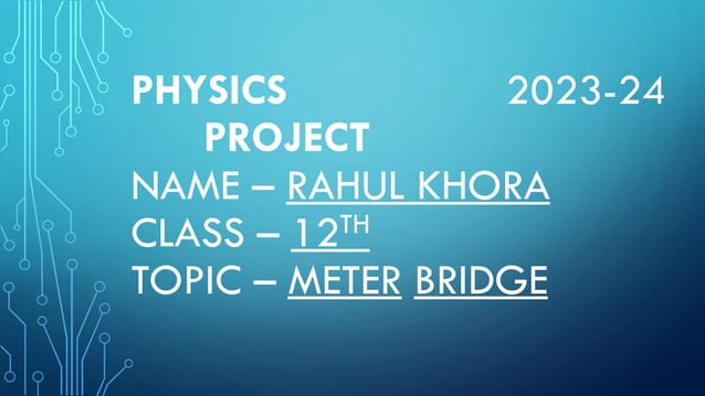 Physics project.pdf | Physics | Science