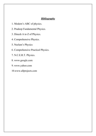 Physics project on frictional electricity | PDF