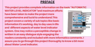 CLASS 12TH PHYSICS PROJECT ON WATER LEVEL INDICATOR | PDF