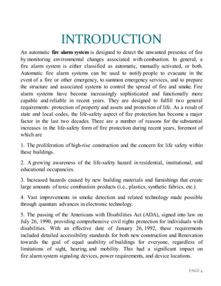 FIRE ALARM PHYSICS PROJECT CBSE CLASS 12 | DOCX
