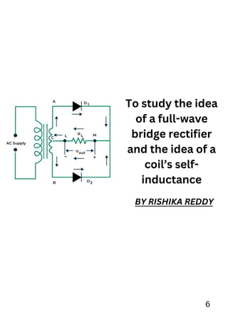Full wave bridge rectifire and the idea of coil self inductance | PDF