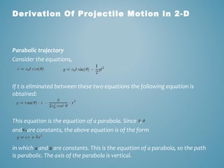 Physics projectile motion | PPT