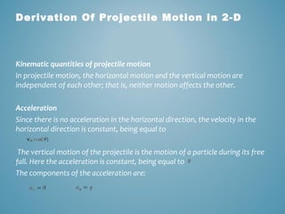 Physics projectile motion | PPT