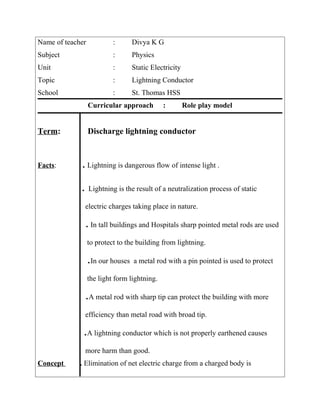 Self designed innovative lesson plan | PDF
