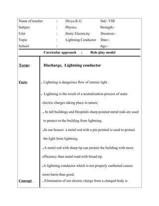 Physics project lightening | DOC