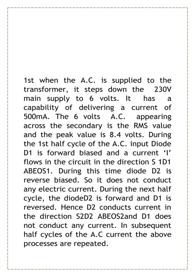 PHYSICS_PROJECT_ON_Full_Wave_Rectifier.docx | Dance and Electronic Music | Music