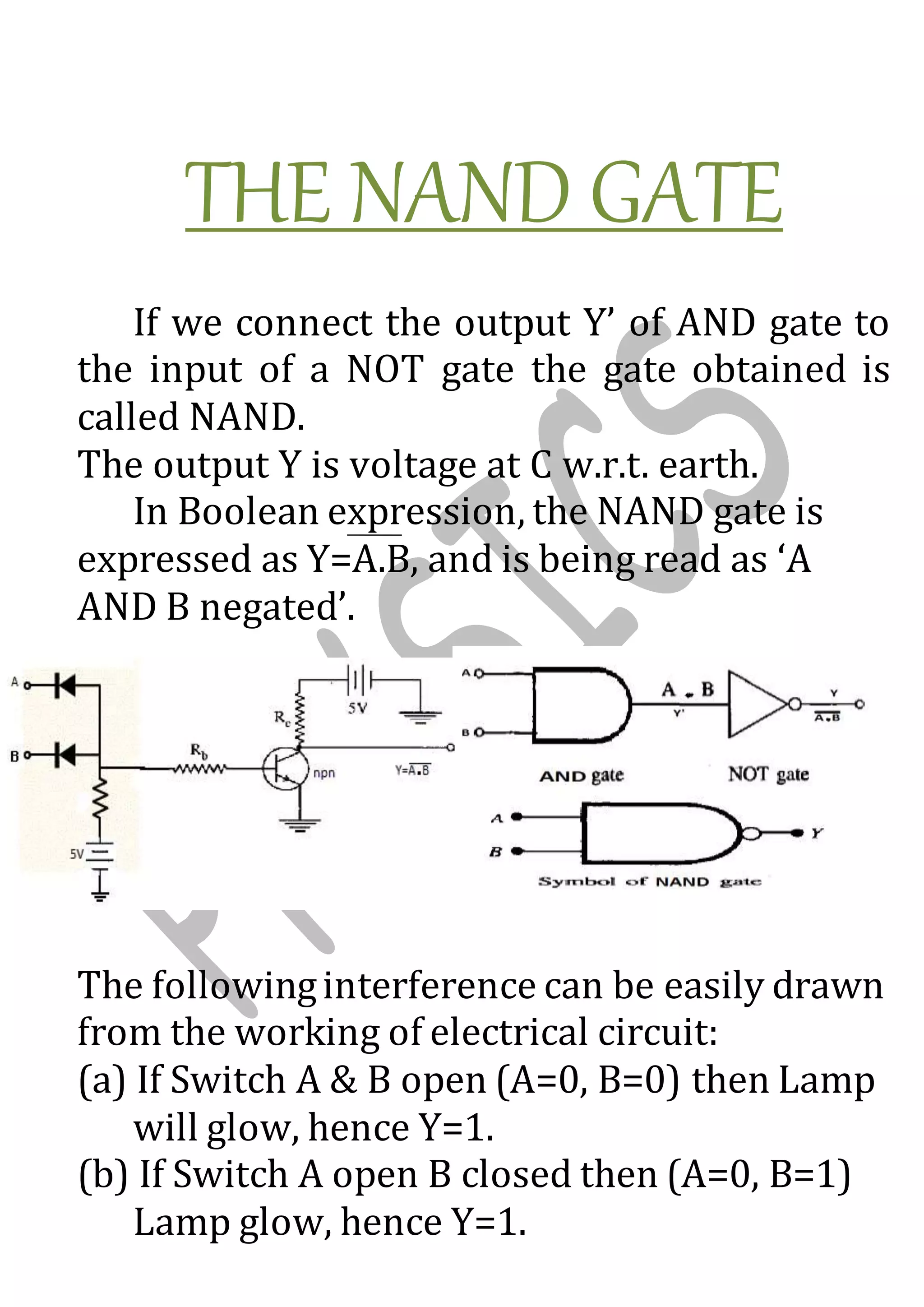 Physics project on logic gate | DOCX