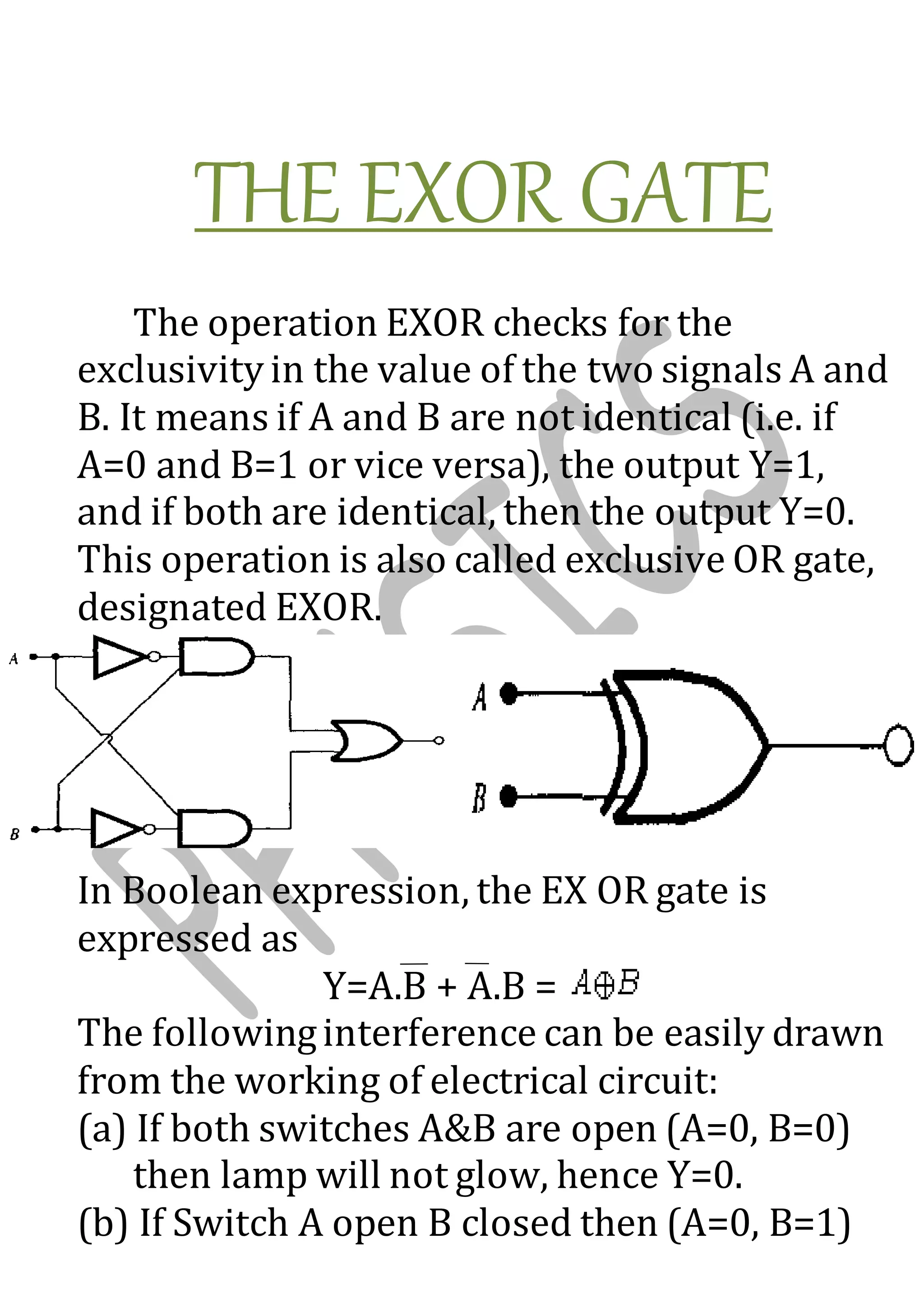 Physics project on logic gate | DOCX