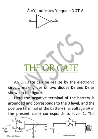 Physics project on logic gate | DOCX