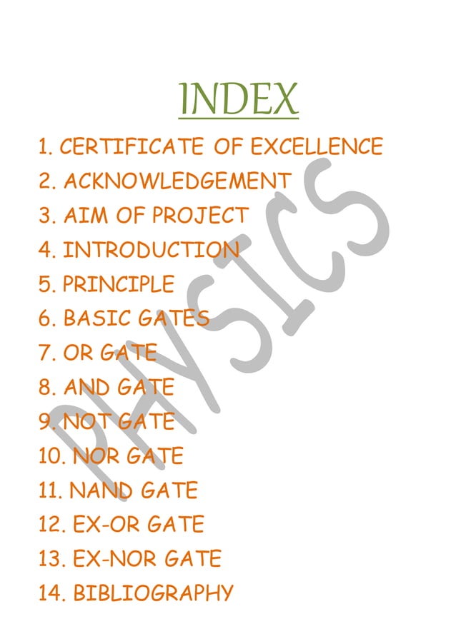Physics project on logic gate | DOCX | Programming Languages | Computing