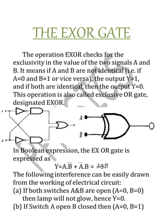Physics project on logic gate | DOCX