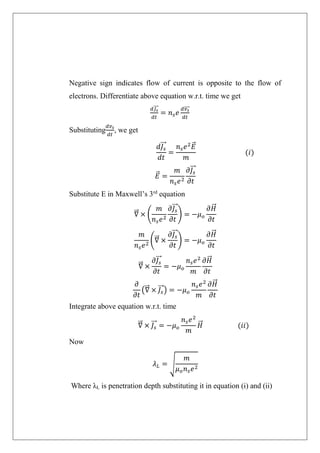 Superconducting material and Meissner effect | PDF