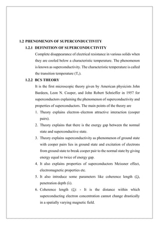 Superconducting material and Meissner effect | PDF