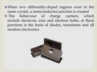 semiconductor - description and application | PPTX
