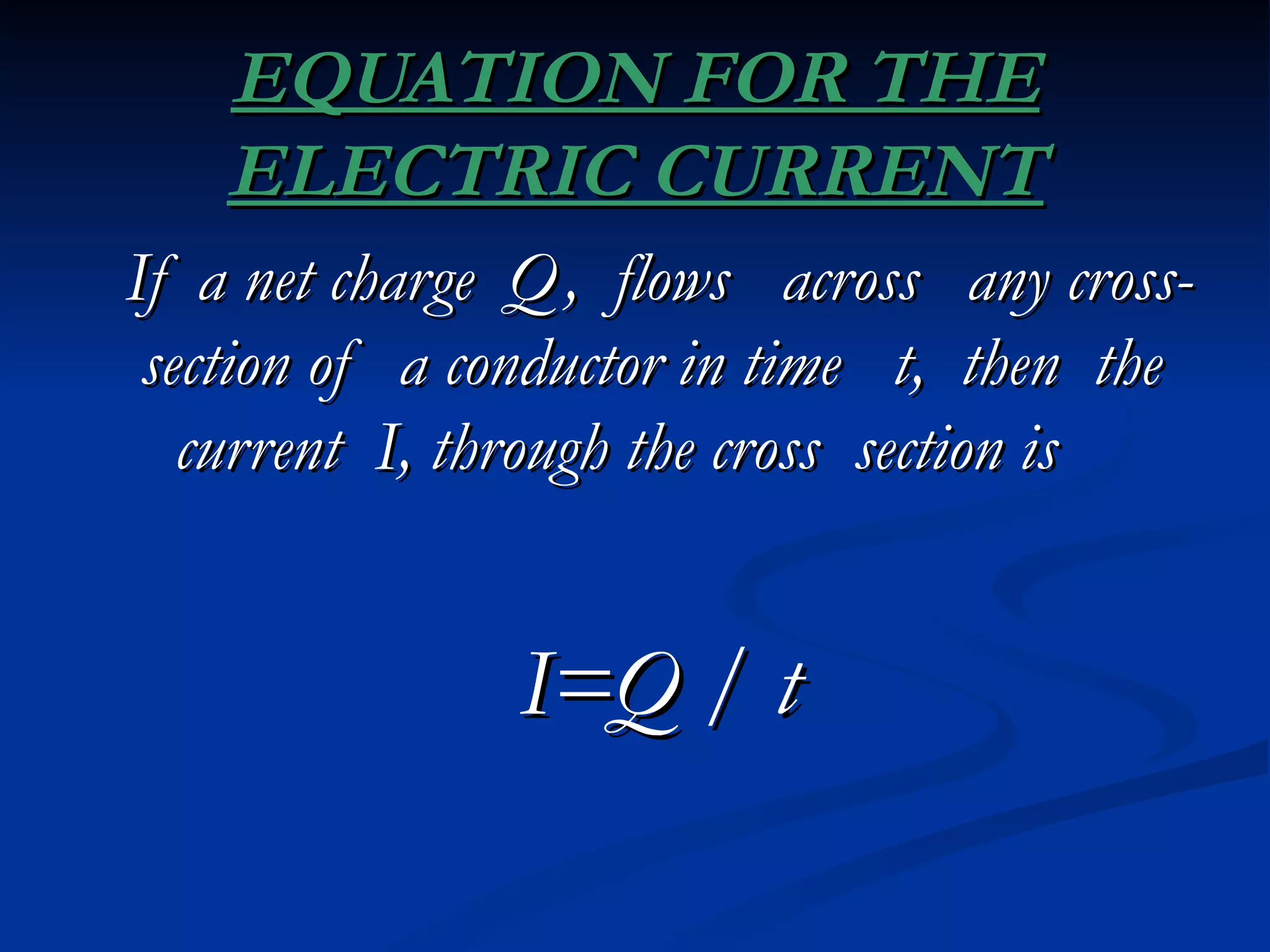 electric current | PPT