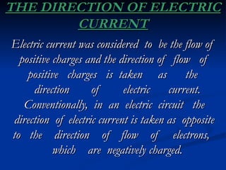 electric current | PPT