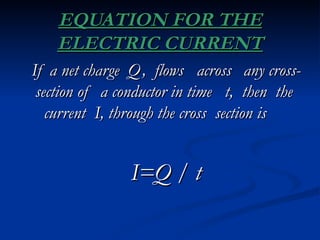 electric current | PPT