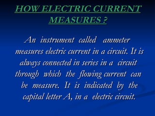 electric current | PPT