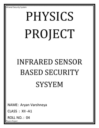 Infrared Security System | PDF
