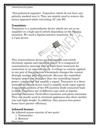 Infrared Security System | PDF