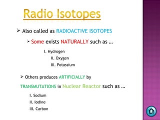 Physics – Radioisotopes | PPT
