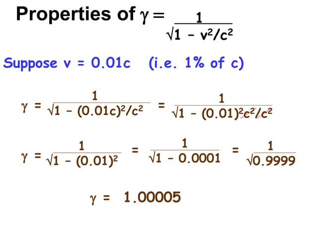 Physics relativity | PPT
