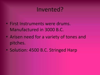 Stringed Instruments | PPTX