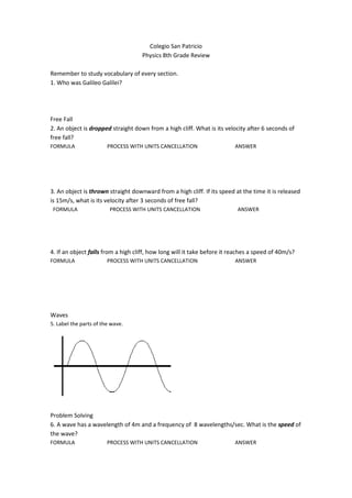 Physics review | DOCX