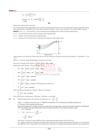 Physics Sample Paper Class 11 - Studymate | PDF