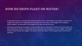 ROLE OF DENSITY IN SHIPS AND AIRCRAFT INDUSTRIES | PPTX | Aviation ...