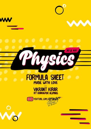 Physics short notes for JEE main and advanced.pdf