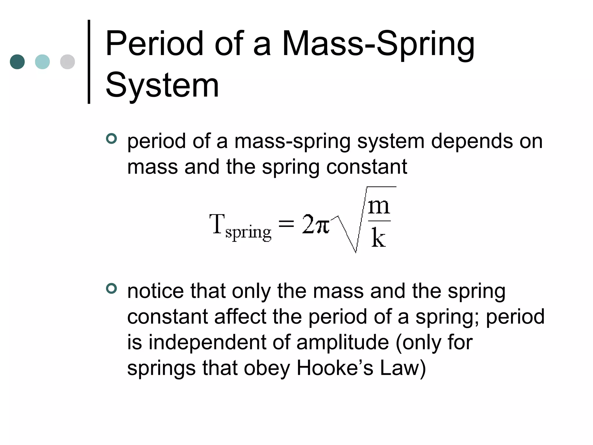 simple harmonic motion | PPT