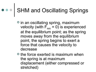 simple harmonic motion | PPT