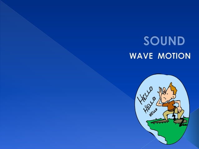 Physics Sound and Waves for JEE Main 2015 - Part I | PPTX