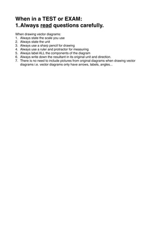 Physics: Drawing Vector Diagram | PDF