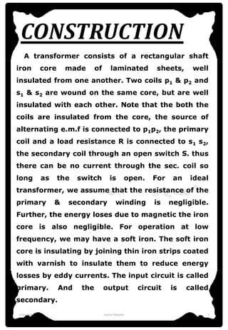 Physics transformer file | PPTX