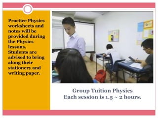 Physics Tuition Singapore | PPT