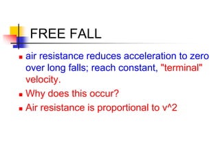 Physics unit 1 kinematics.ppt