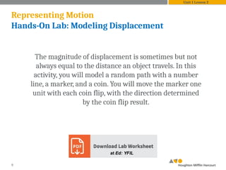 Physics_Unit1_Lesson2.Modeling motion ppt | PPTX