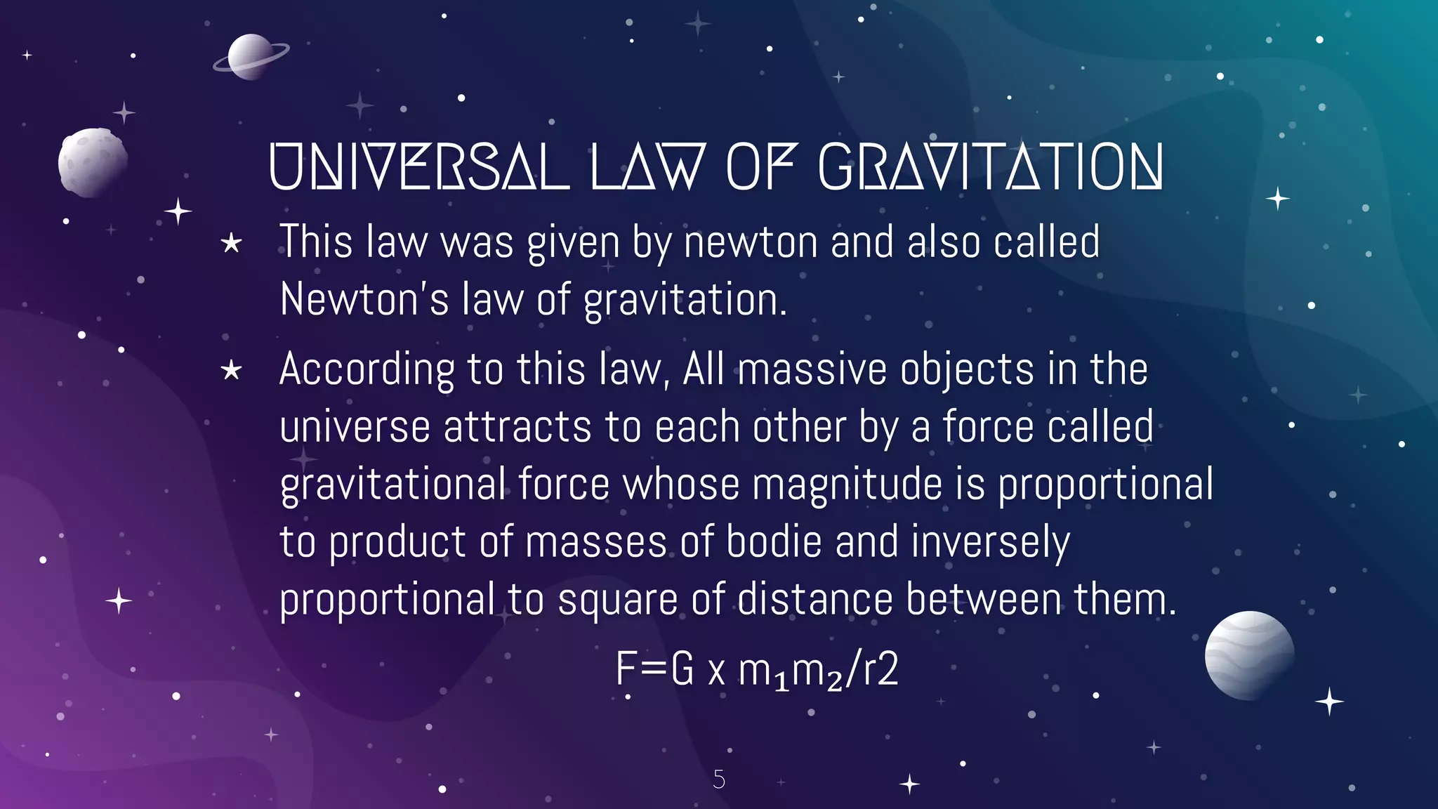 Gravitation | PPT
