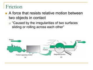 Physics Week 2 Friction, Momentum, Work | PDF
