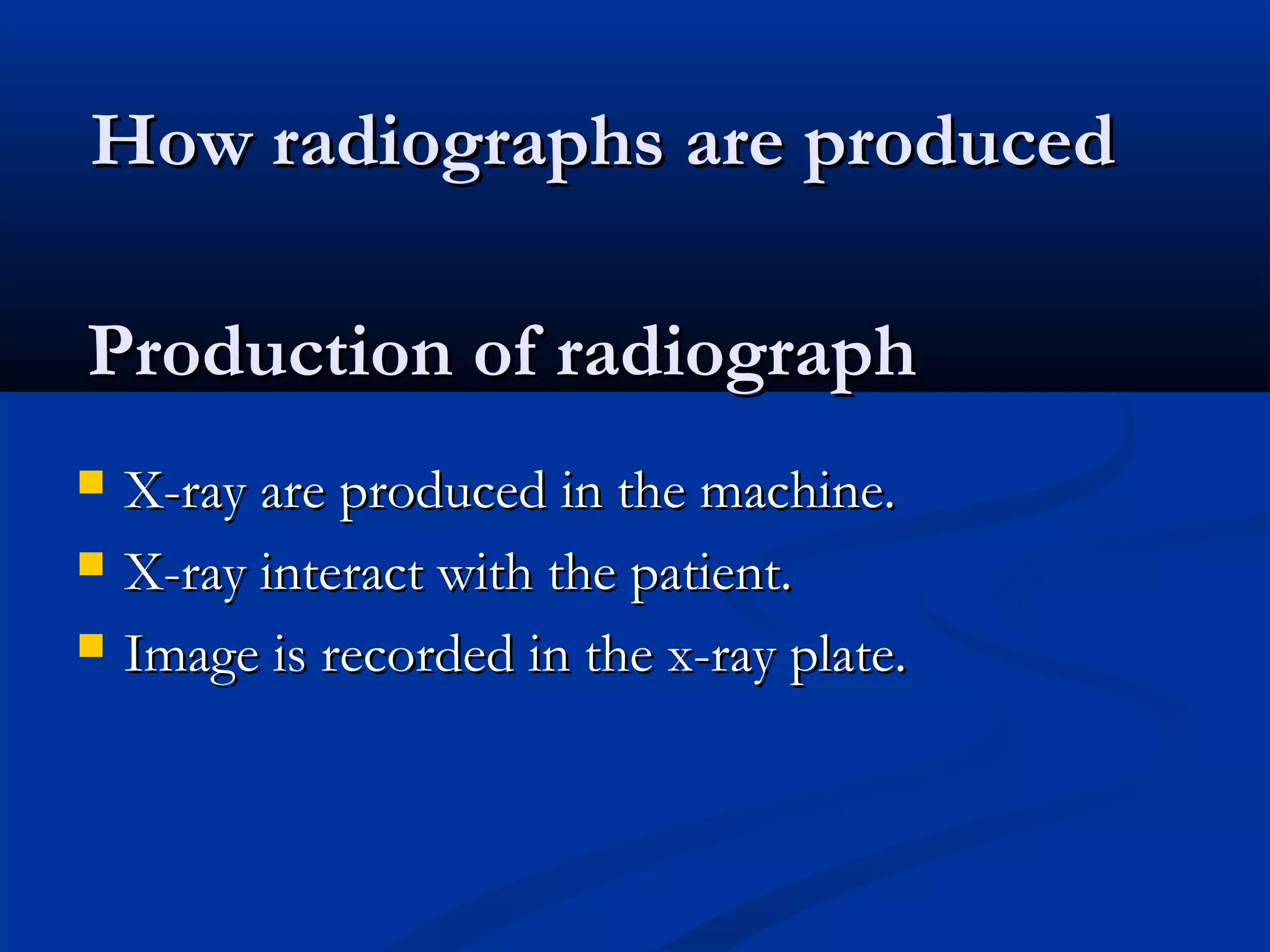 Physics(x rays) | PPT