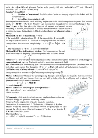 PHYSICS XII SSM 2025-26.pdf for class 12th | PDF