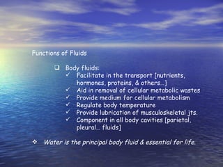 Body fluids and edema by Dr. Irum | PPT | Blood Disorders | Diseases ...