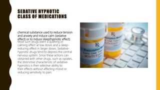 sedative-hypnotics drugs | PPT