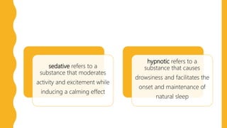 sedative-hypnotics drugs | PPTX