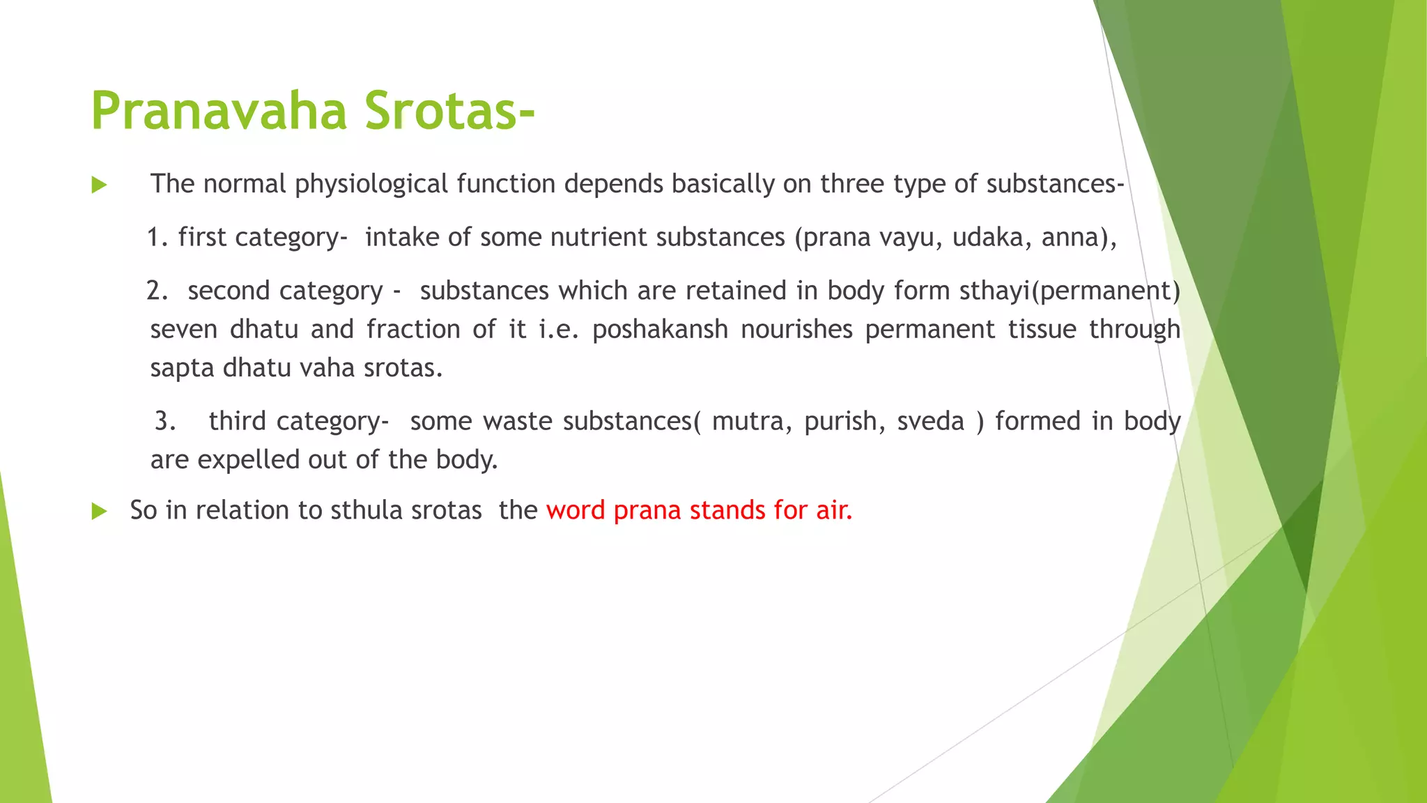 Physio - Anatomical Consideration of Pranavaha Srotas | PPTX